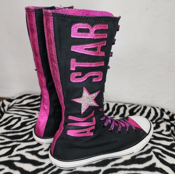 Converse | Shoes | New Rare Converse All Star Calf Knee Juniors 4women ...